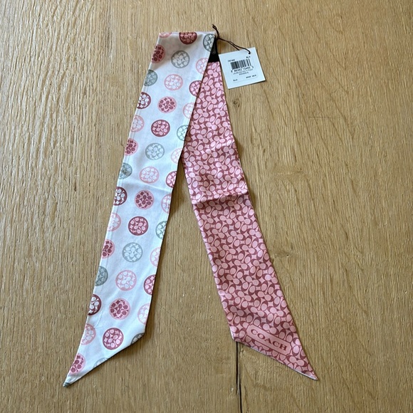 Coach | Accessories | Coach Laura Signature Novelty Pony Scarf Twilly ...